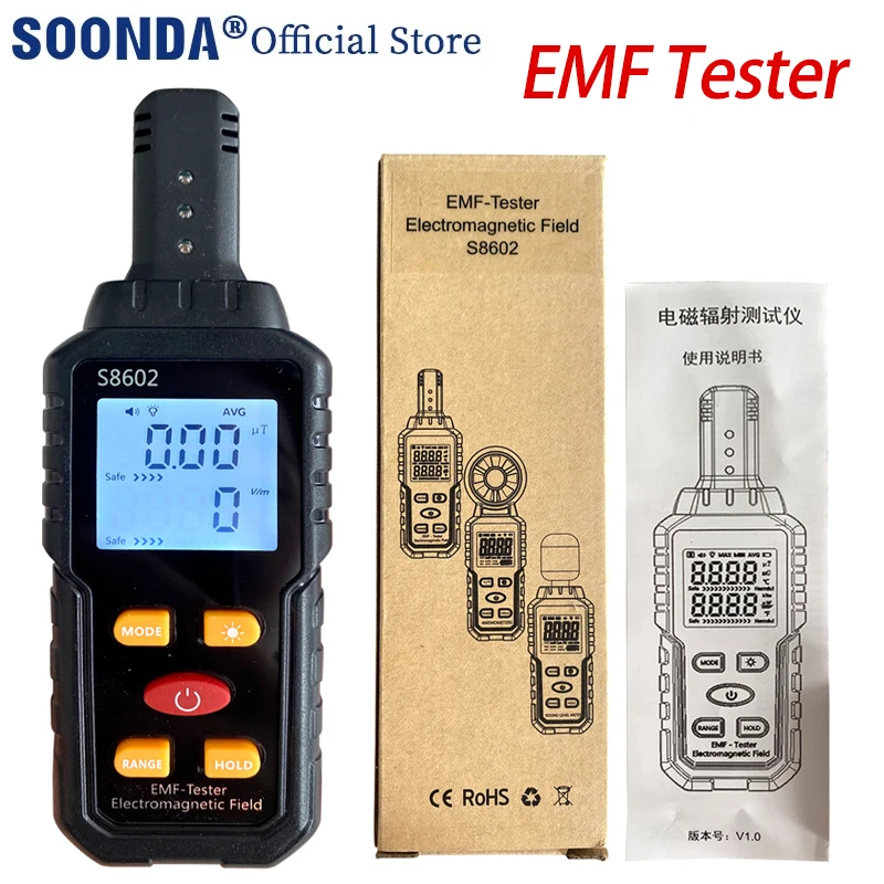 New-3-in-1-Smart-Digital-Electromagnetic-Field-Radiation-Detector ...