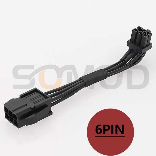 New product 90 degree bending cable GPU 8-pin 6-pin male female ...