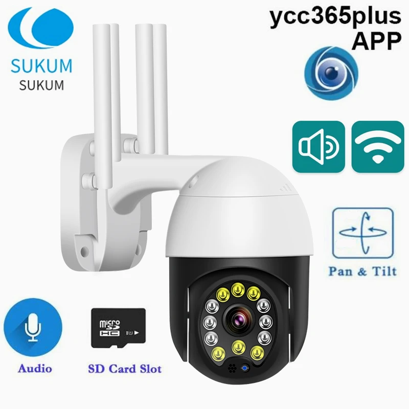 YCC365-Plus-Wireless-Waterproof-IP-Camera-2MP-Security-Protection-Color ...