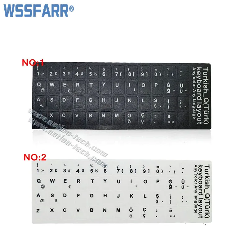 Turkish Laptop Keyboard Stickers | Arabic Turkish Keyboard Sticker ...