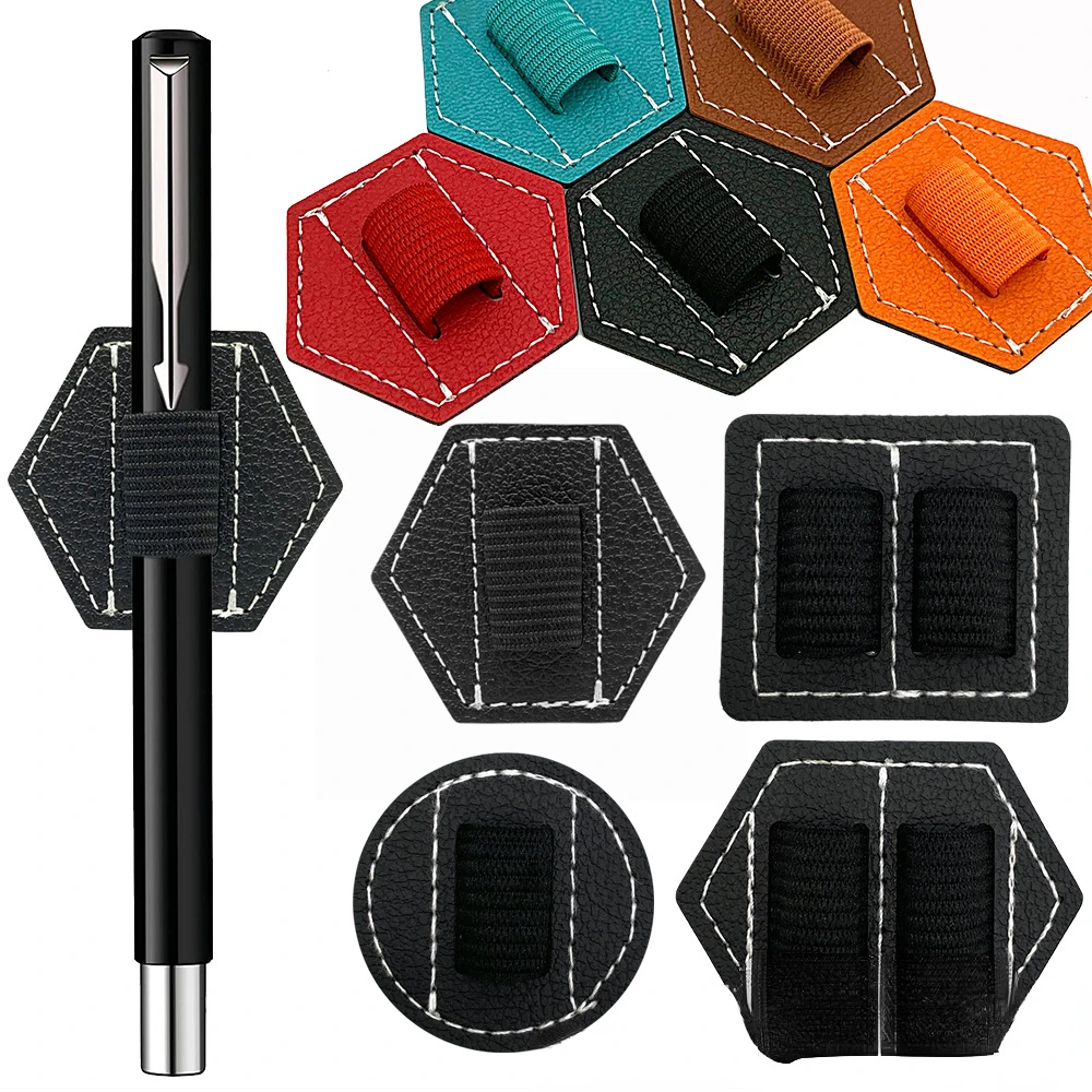PU Self-adhesive Pen Holder IPad Capacitive Pen Holder Elastic Band ...