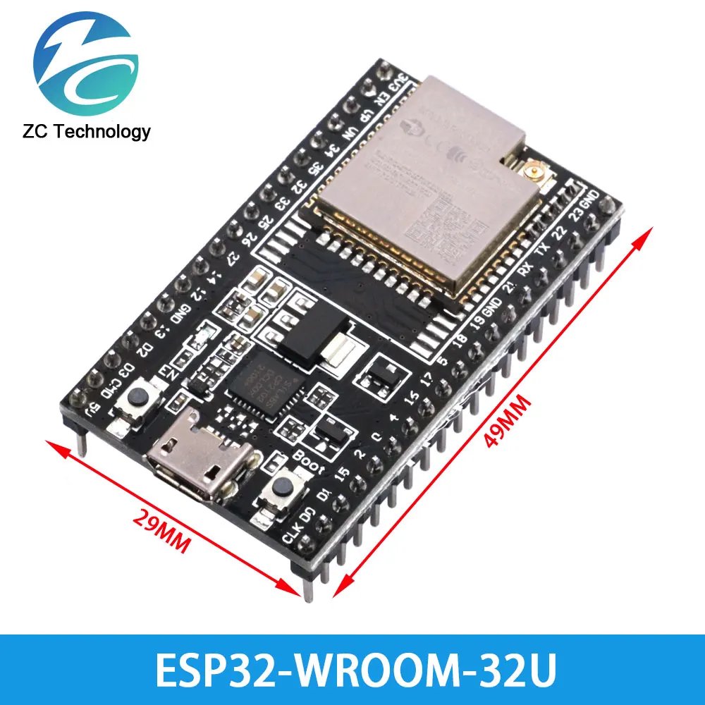 Placa De Núcleo Esp32 Cp2102 Placa Desenvolvimento Esp32-wroom32d Esp32-wroom-32u Wifi Mais ...