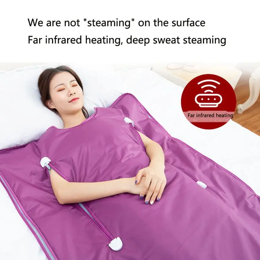 1-8-0-8M-far-infrared-Sweat-steaming-blanket-Sweat-Detox-With ...