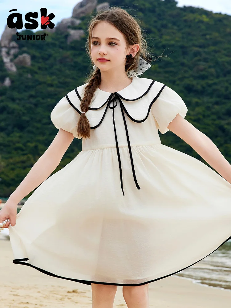 Tween Girls Summer Vacation Beach Style Thin Design Dress - AliExpress 1501