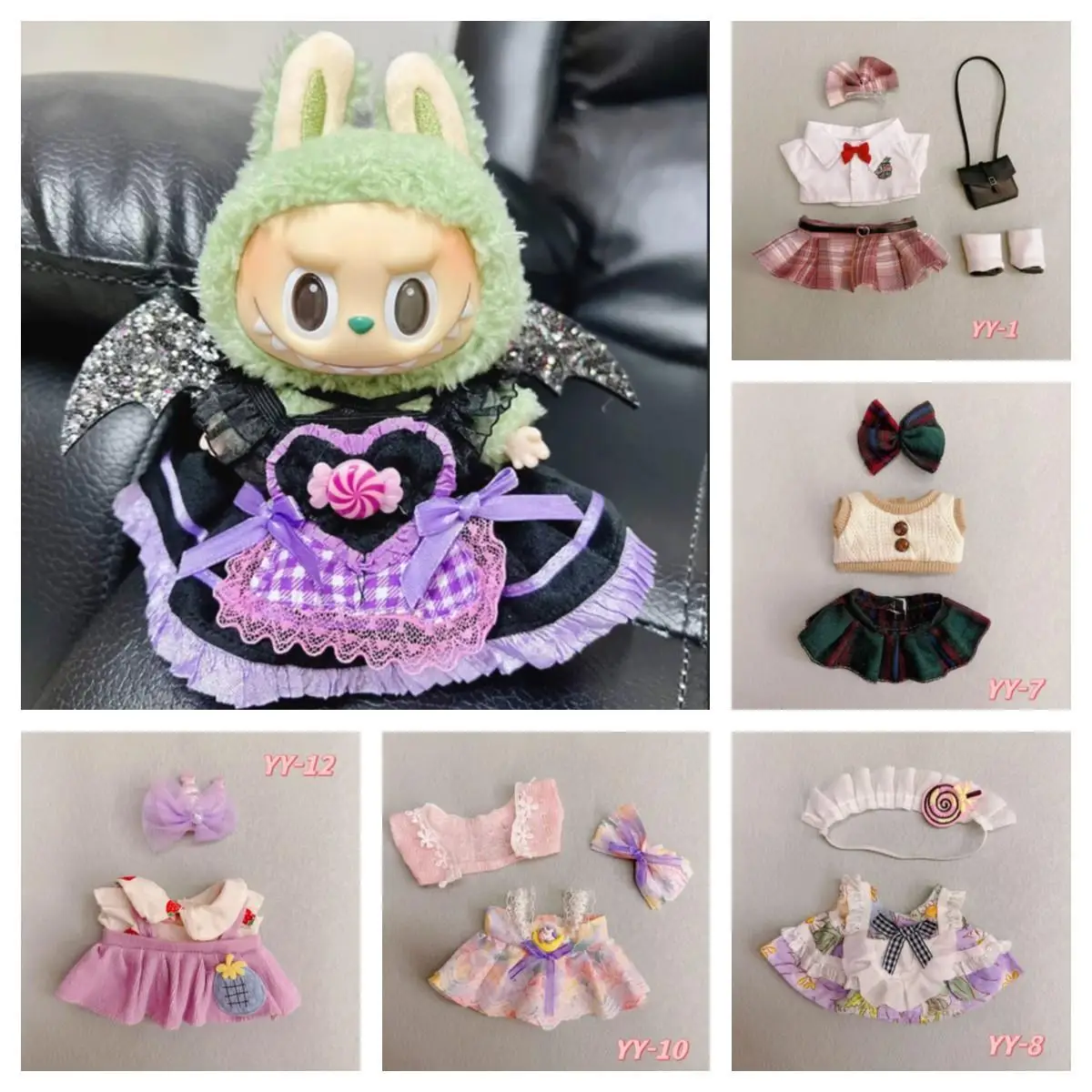 Plush-Doll-S-Clothes-for-labubu-for-baby-three-V3-Idol-Dolls-Pretty ...
