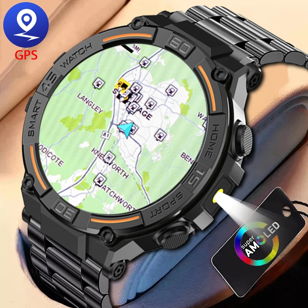 ChiBear-GPS-Outdoor-Sports-Smart-Watch-Men-with-LED-Lights-Bluetooth ...