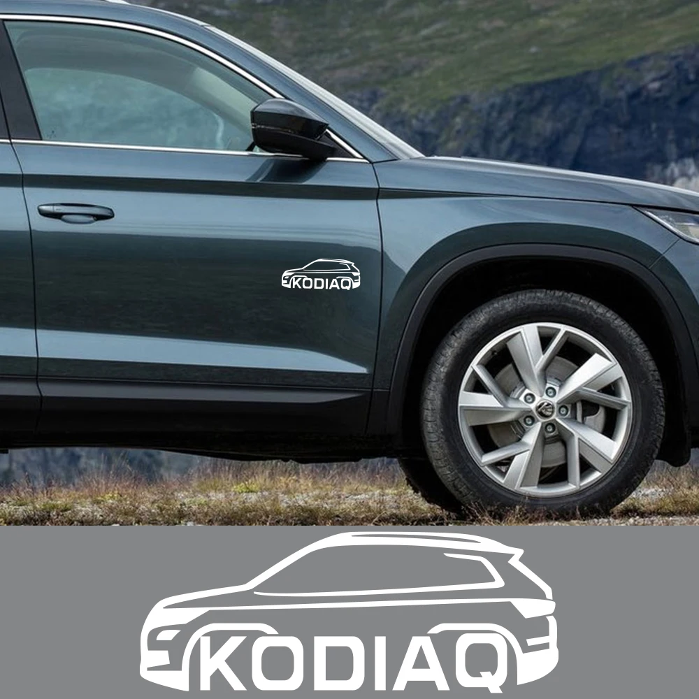 Car Door Side PVC Stickers For Skoda Kodiaq RS VRS GT Automobile ...