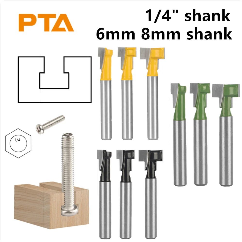 6mm-6-35mm-8mm-Shank-T-Slot-Cutter-Router-Bit-Set-Key-Hole-Bits-T ...