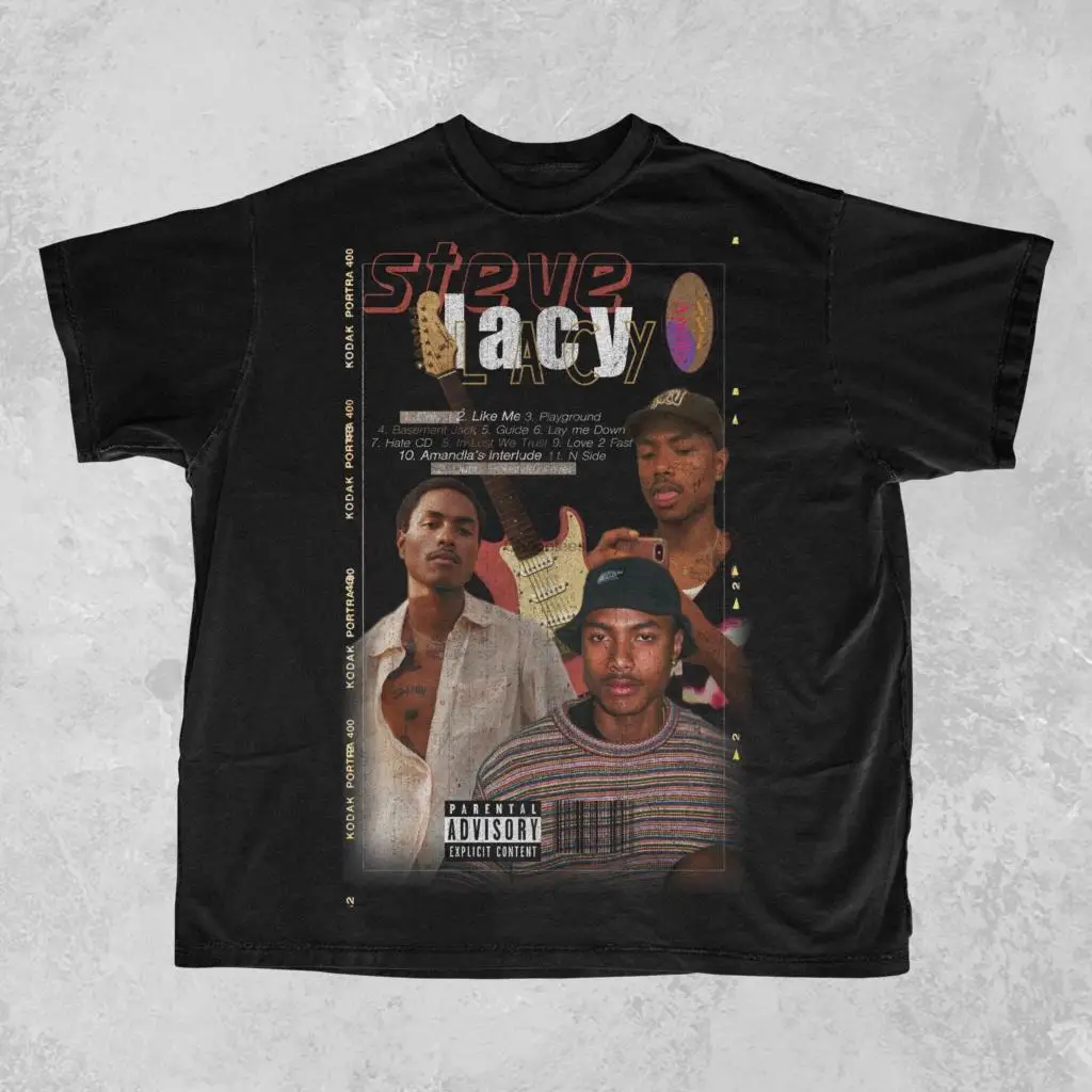 Steve Lacy T-shirt Bootleg Rapper Shirt - Tailor-made T-shirts - AliExpress