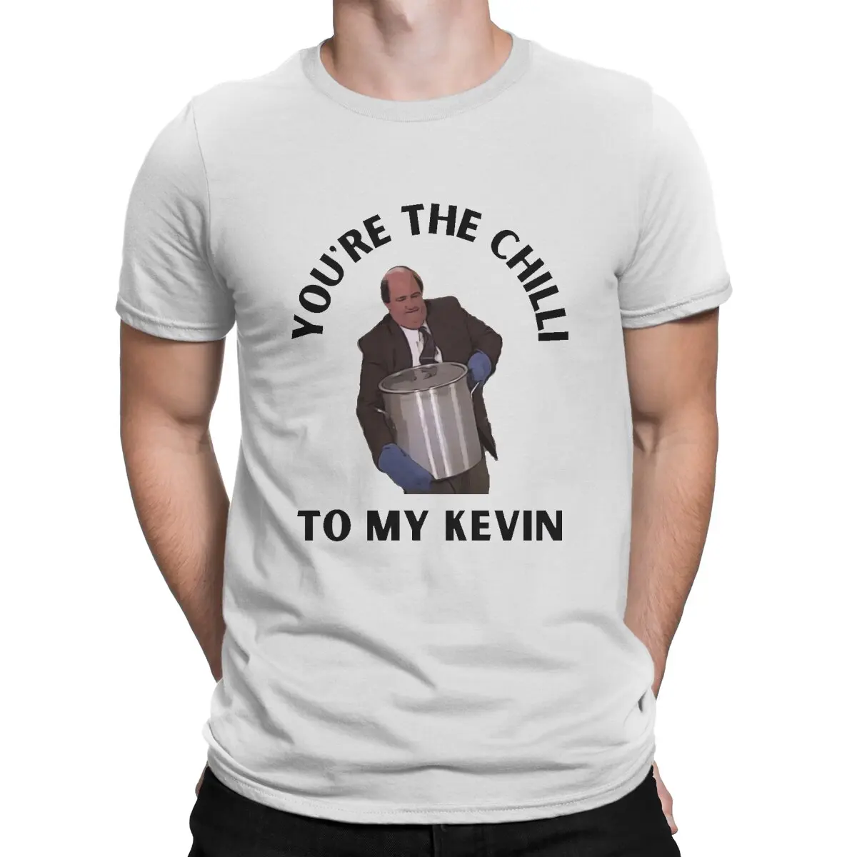 Men-s-Kevin-s-famous-Chilli-T-Shirt-TV-The-Office-Cotton-Tops-Novelty ...