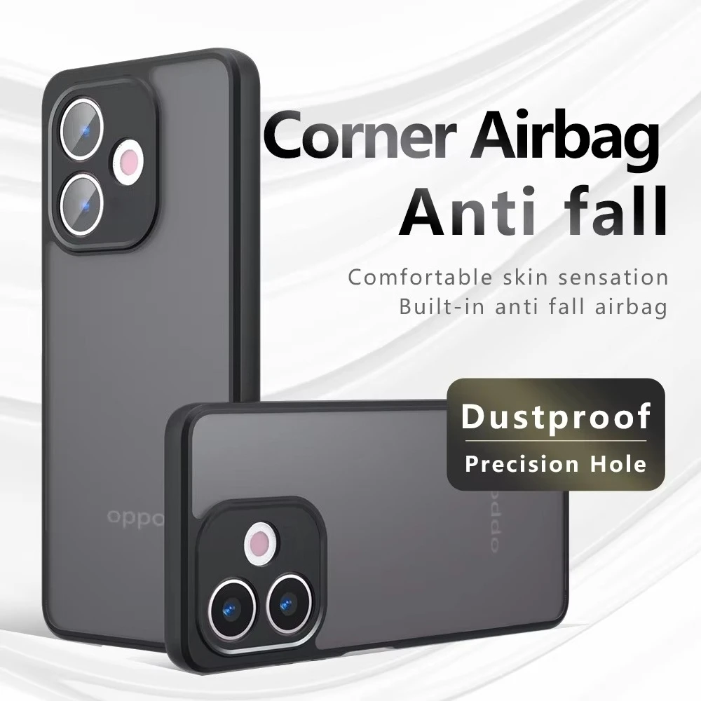 Matte Cover for OPPO A5 Pro Case Ultra Thin Translucent & Clear Full ...