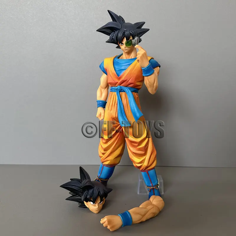 Anime Dragon Ball Z Ginyu Goku Figure Goku with Scouter Figurine 28CM ...