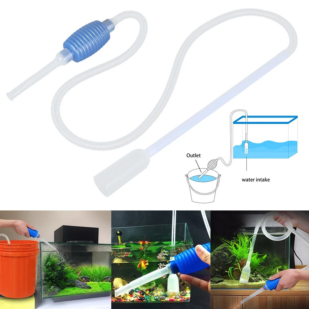 Aquarium-Siphon-Fish-Tank-Syphon-Vacuum-Cleaner-Pump-Hand-Water-Change ...