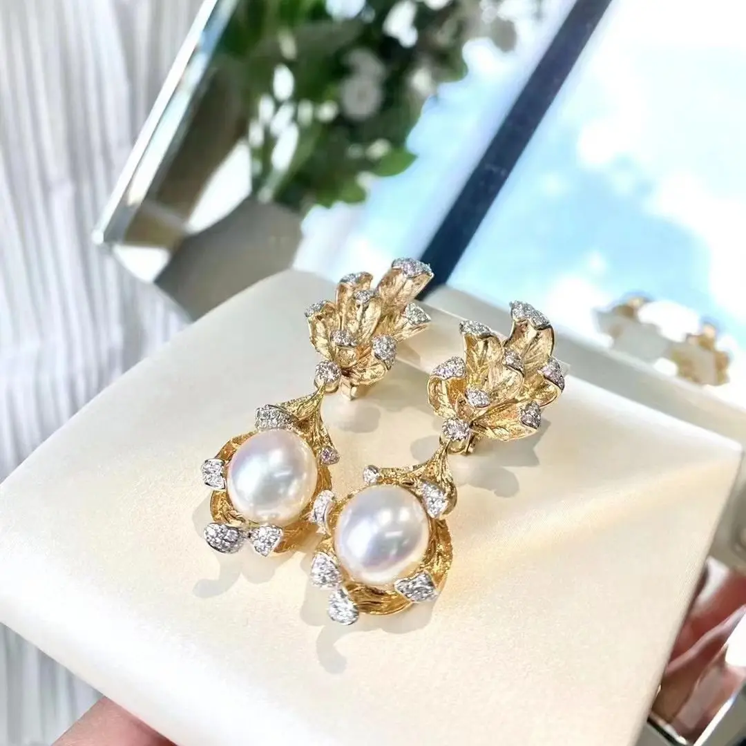 MJ-pendientes-colgantes-de-Plata-de-Ley-925-joyer-a-fina-ovalada-a ...