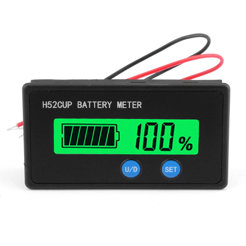 Battery Capacity Indicator 12-72V 3S-20S Lead Acid Lithium Battery ...