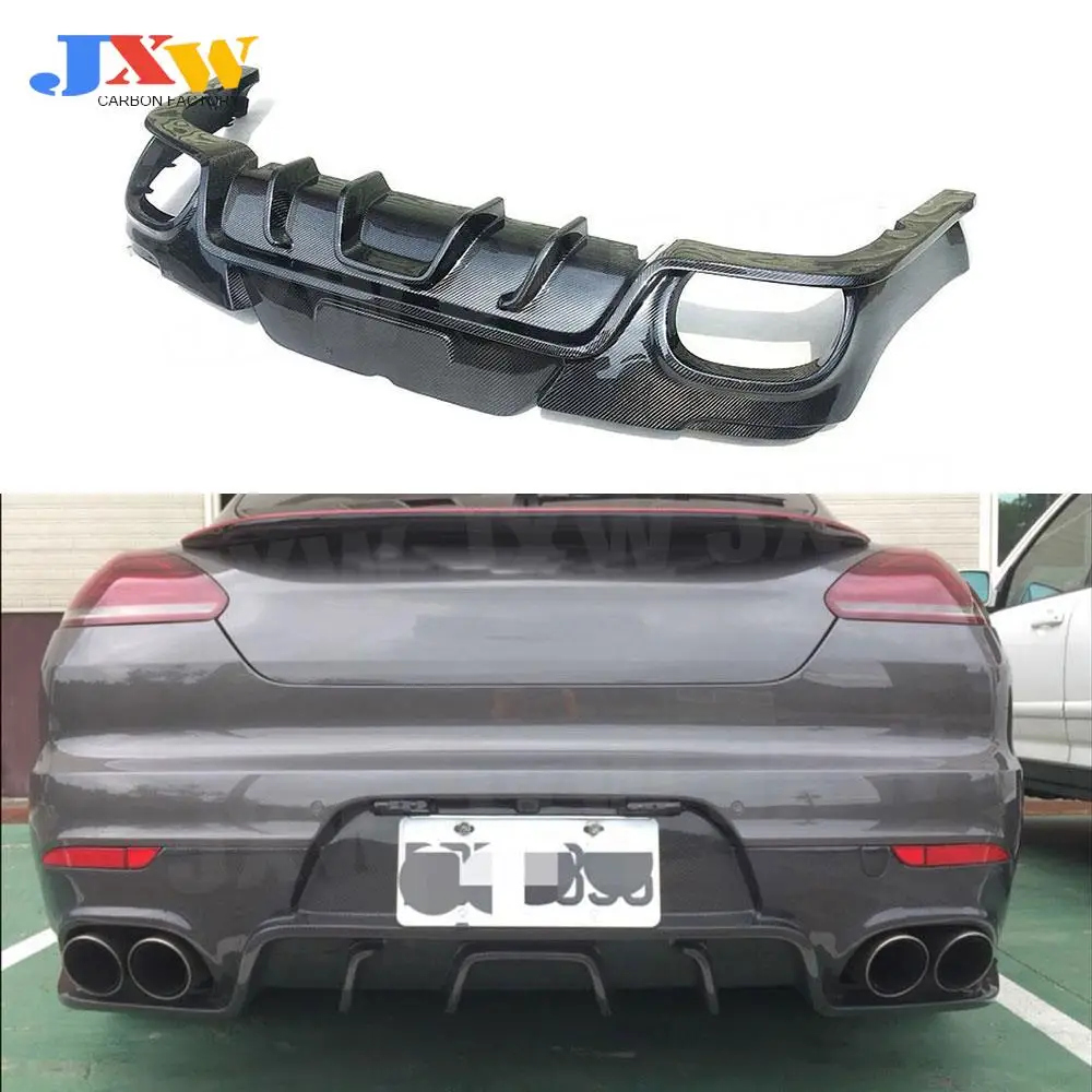 Carbon-Fiber-Rear-Bumper-Diffuser-Lip-For-Porsche-Panamera-970-GTS ...