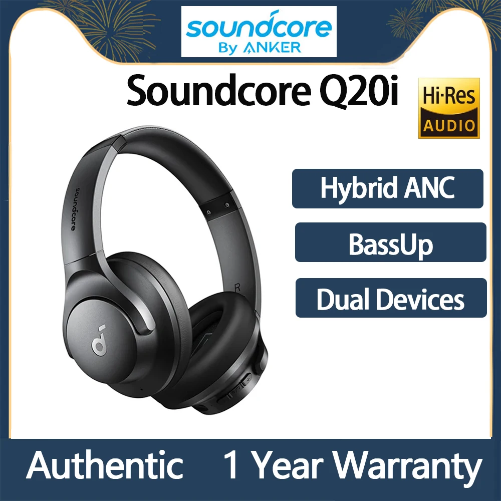 Original-Soundcore-Q20i-Wireless-Bluetooth-Headphone-Hybrid-Active ...