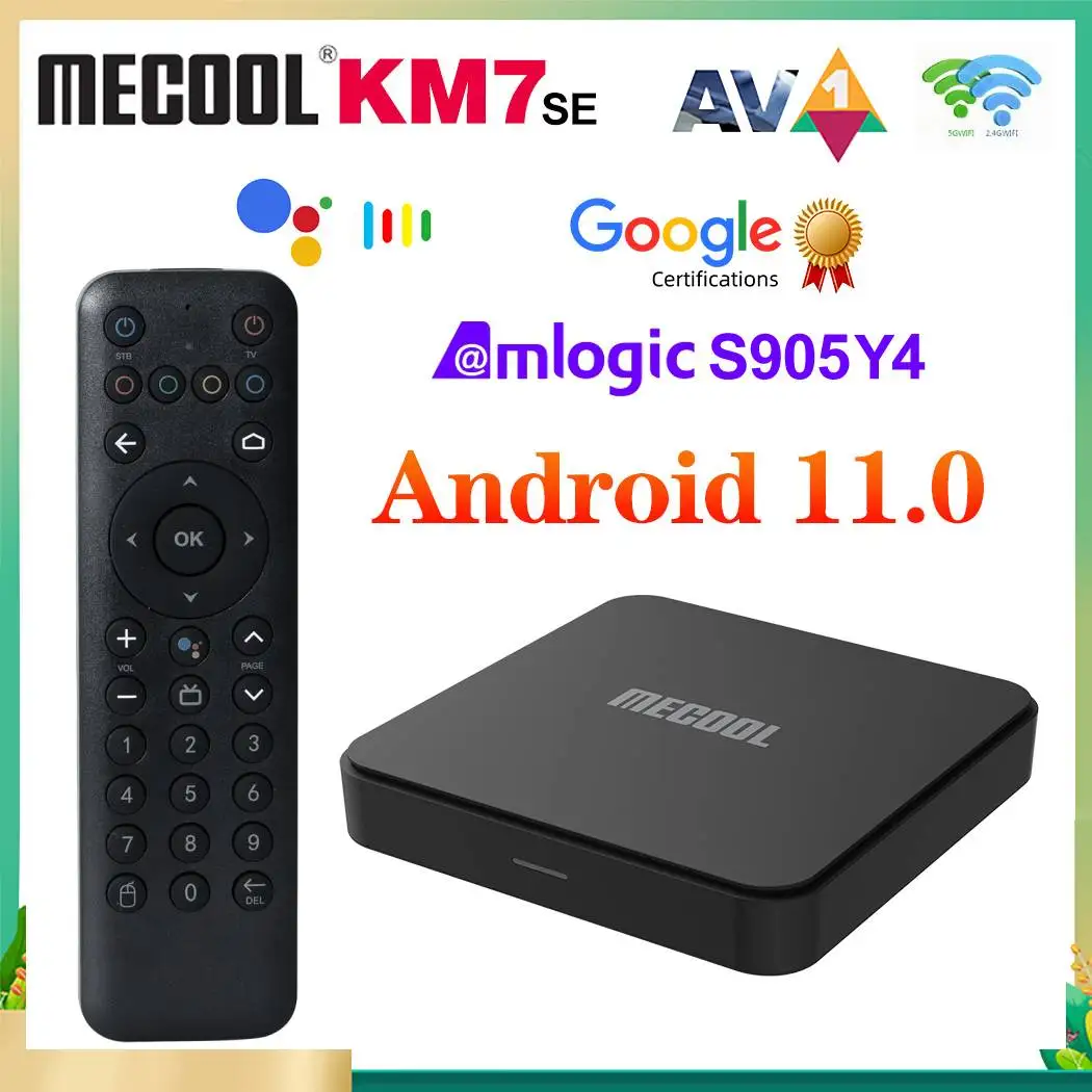 Decodificador-4K-con-certificaci-n-Google-Mecool-KM7-SE-TV-Box-LPDDR4 ...