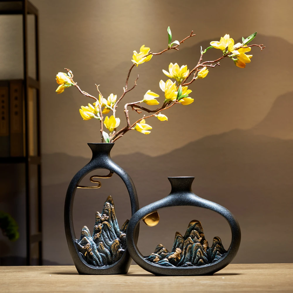 Vase Japanese Style | Vase Wealth Feng Shui | Japanese Desktop Vase ...