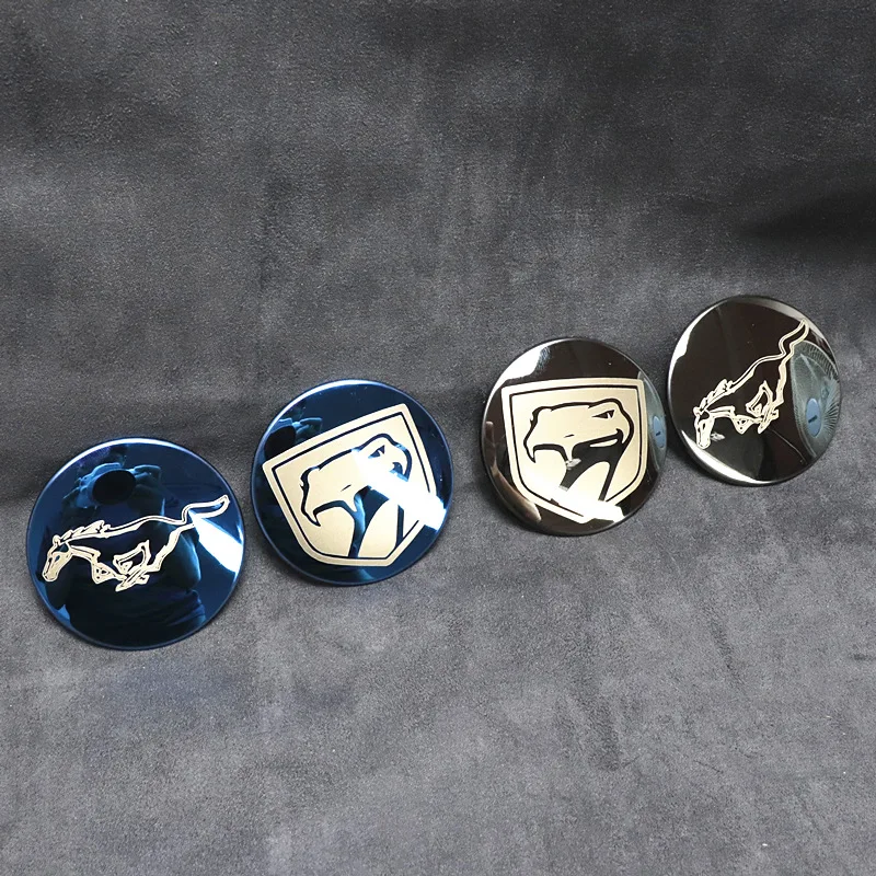 4PCS-56mm-Stainless-steel-Wheel-Center-Caps-Stickers-For-Ford-s-entire ...