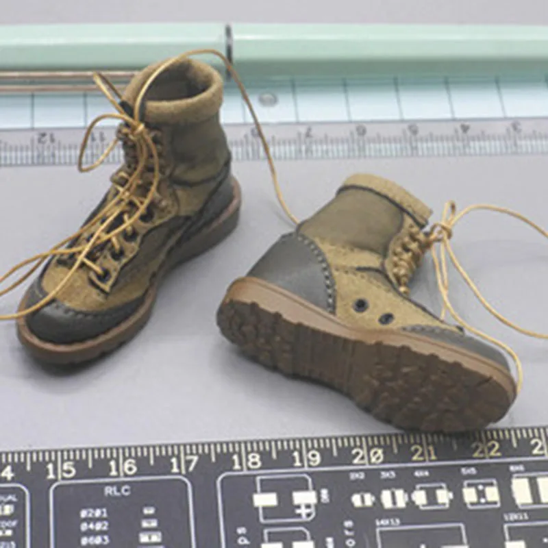 1/6 Scale Soldier Fashion Army Style Combat Boots Martin Boots Solid ...