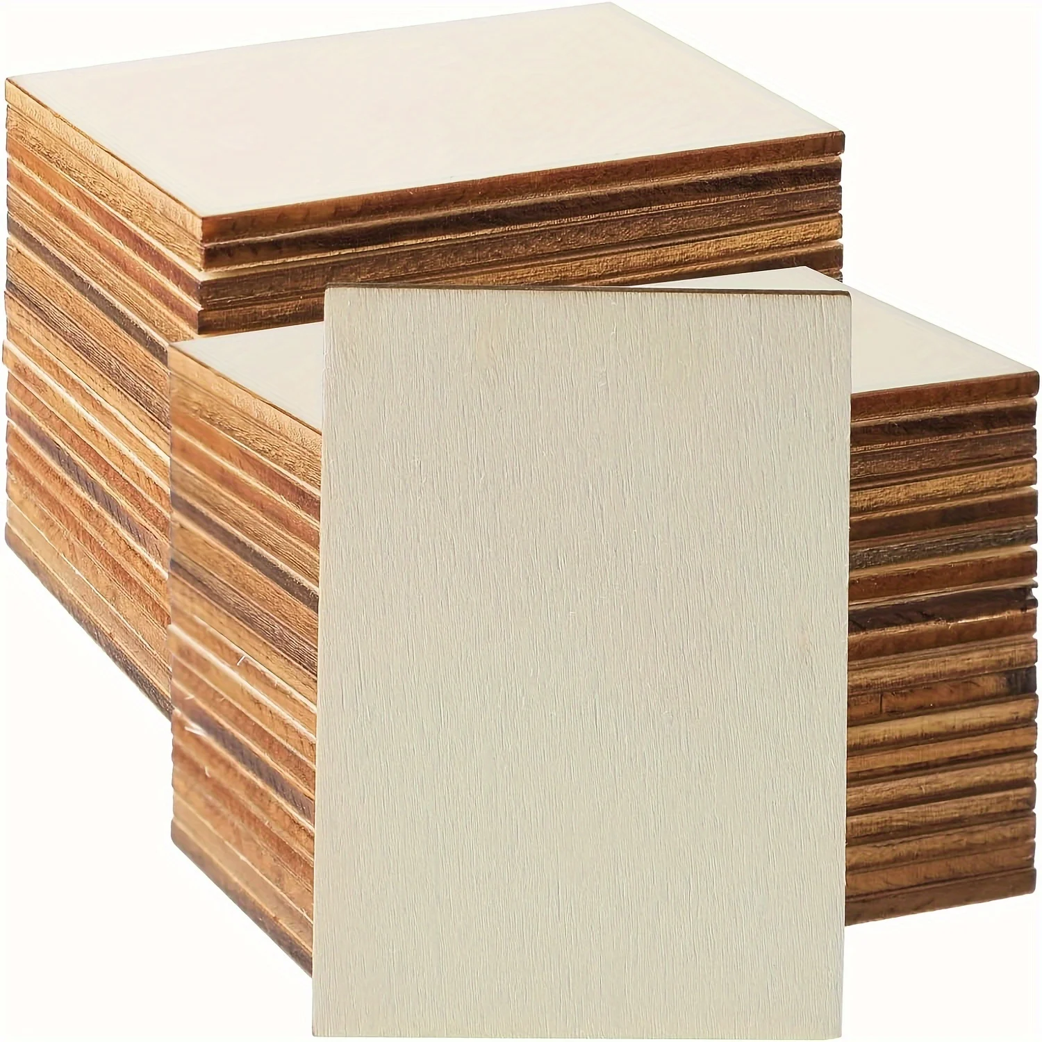 120pcs-Wood-Rectangle-Cutouts-2x3-Inch-Blank-Wooden-Rectangles-Slices ...