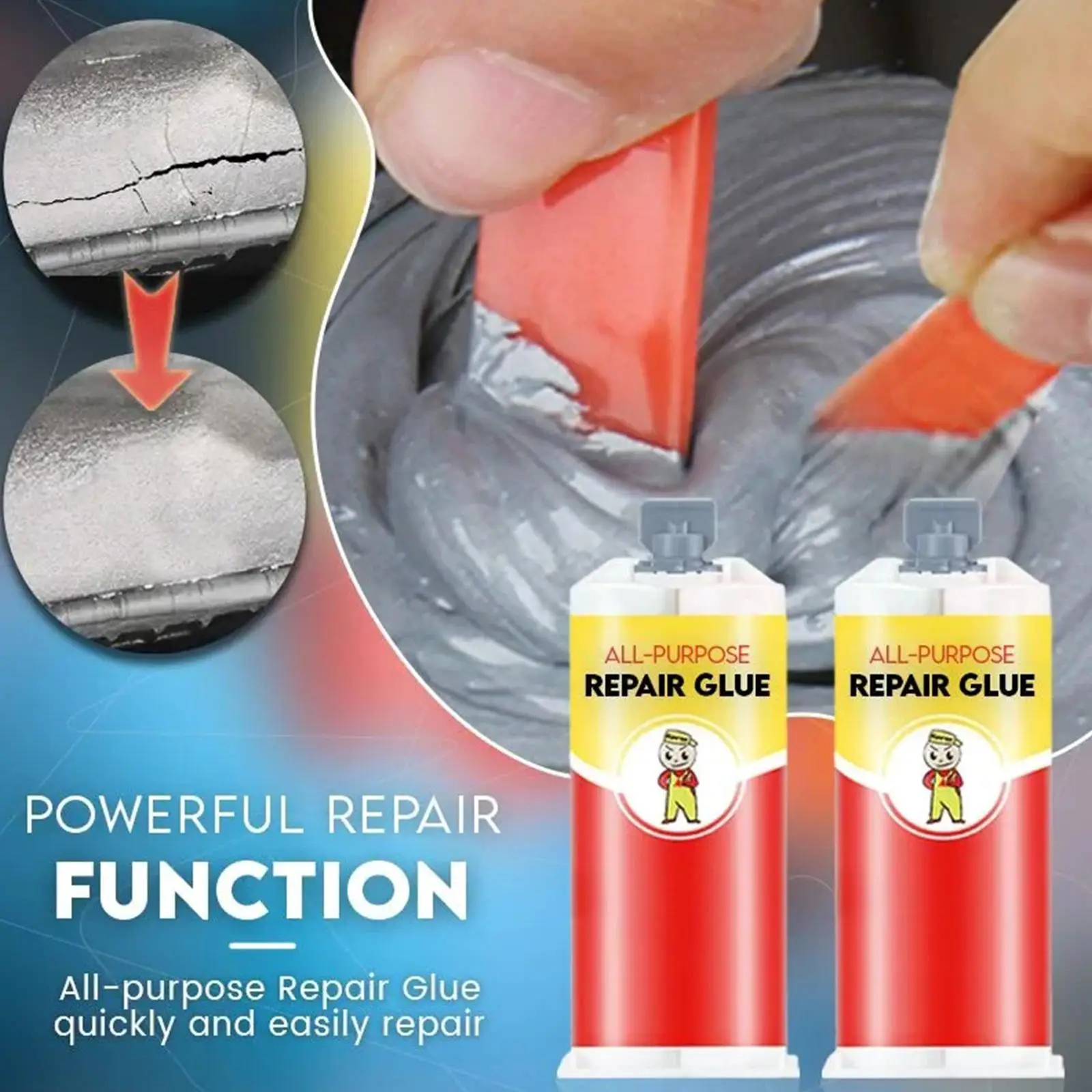 High-Temperature-95g-AB-All-purpose-Glue-Metal-Repair-Adhesive-Glue ...