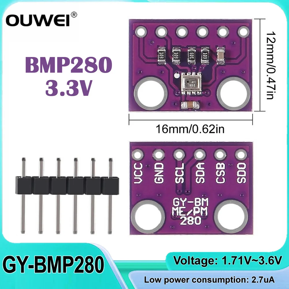 GY-BMP280-3-3V-I2C-SPI-Digital-Sensor-Temperature-Barometric-Air-High ...