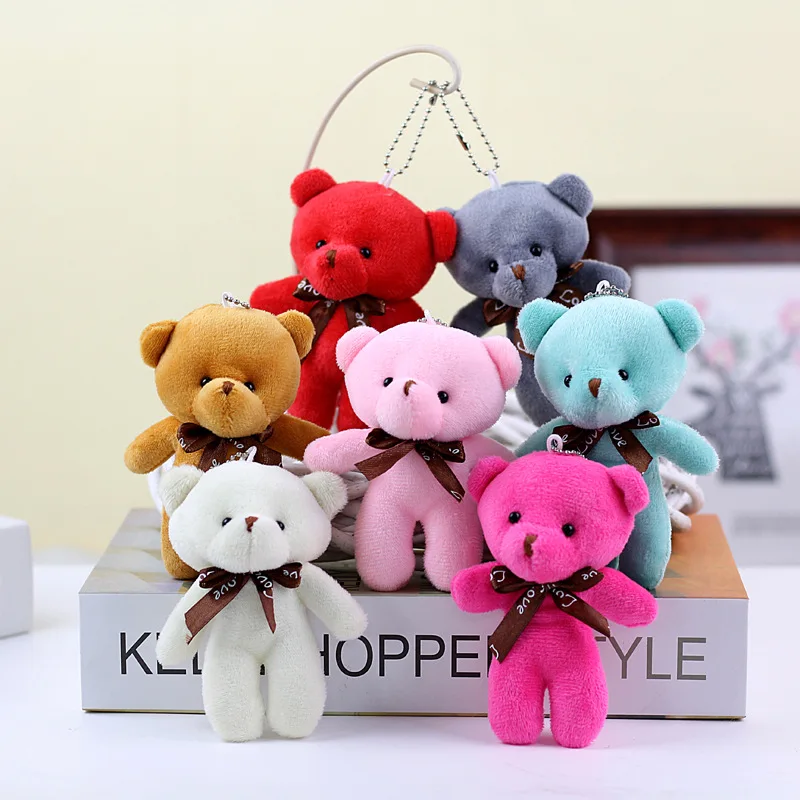 10pcs-lot-Bear-Stuffed-Plush-Toy-Mini-Bear-Doll-Keychain-Soft-Stuffed ...