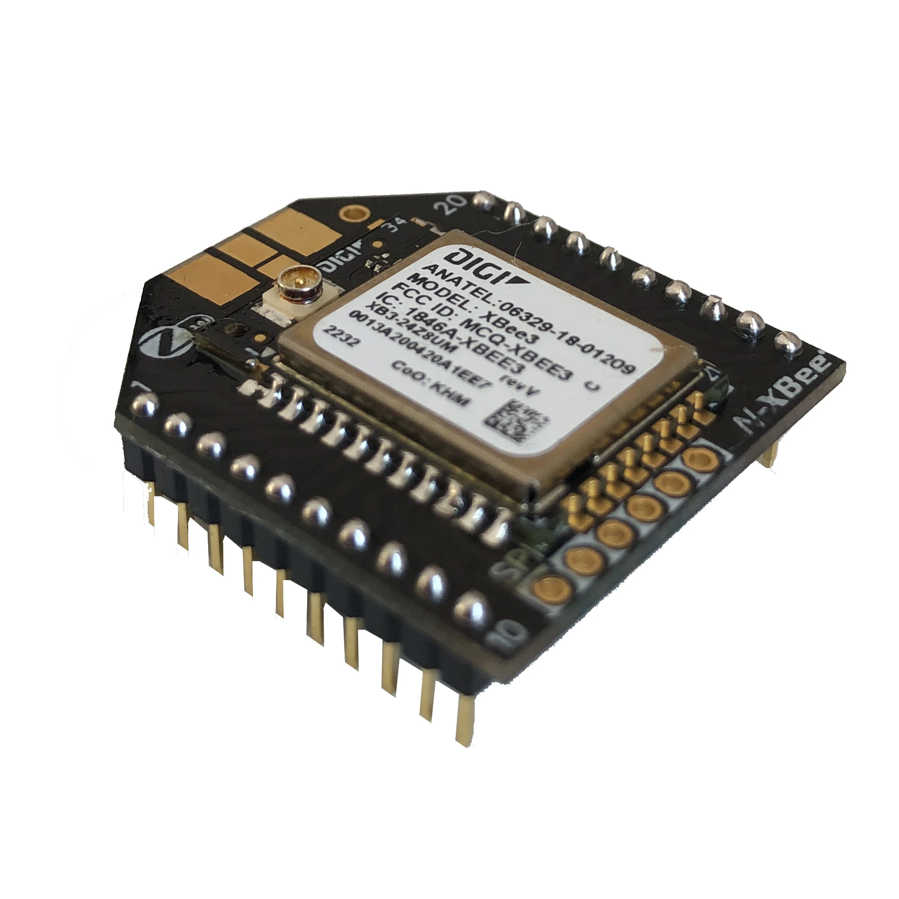 in stock ! Digi XBEE3 XB3-24Z8UM to XB3-24Z8UT pin ZigBee 3.0 wireless ...