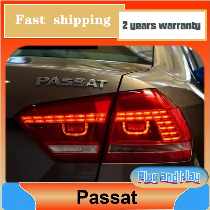 Car-Accessories-for-VW-Passat-B7-Tailights-2012-2013-2014-2015-Passat ...
