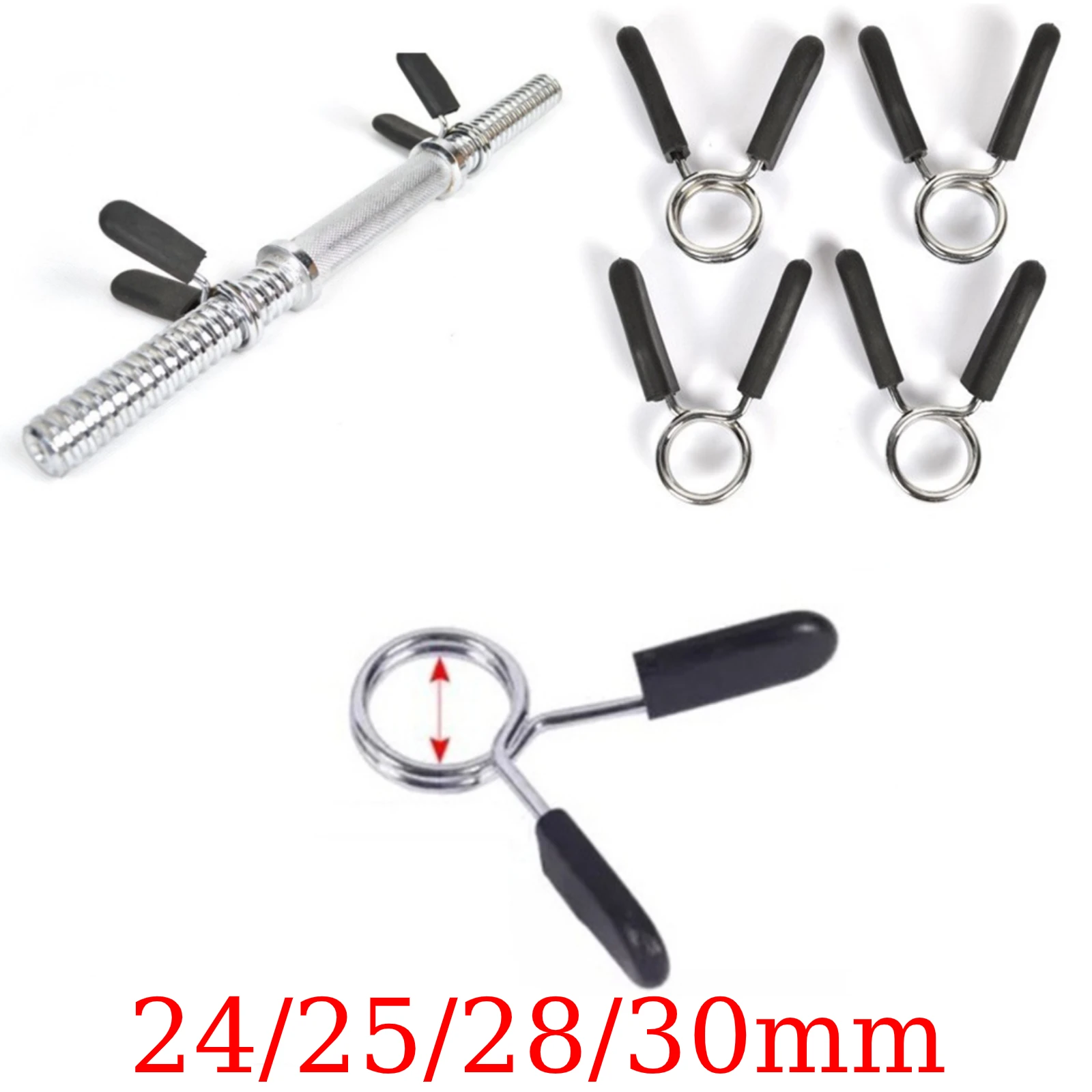 Barbel Clip de resorte para Mancuernas, abrazadera de Collar para Barra ...