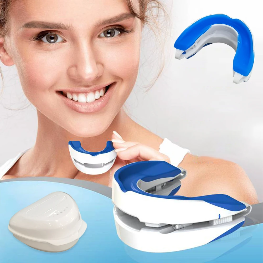 1Pc Adjustable Anti Snoring Mouth Guard Braces Anti snoring Device Man 1Pc Adjustable Anti Snoring Mouth Guard Braces Anti snoring Device Man