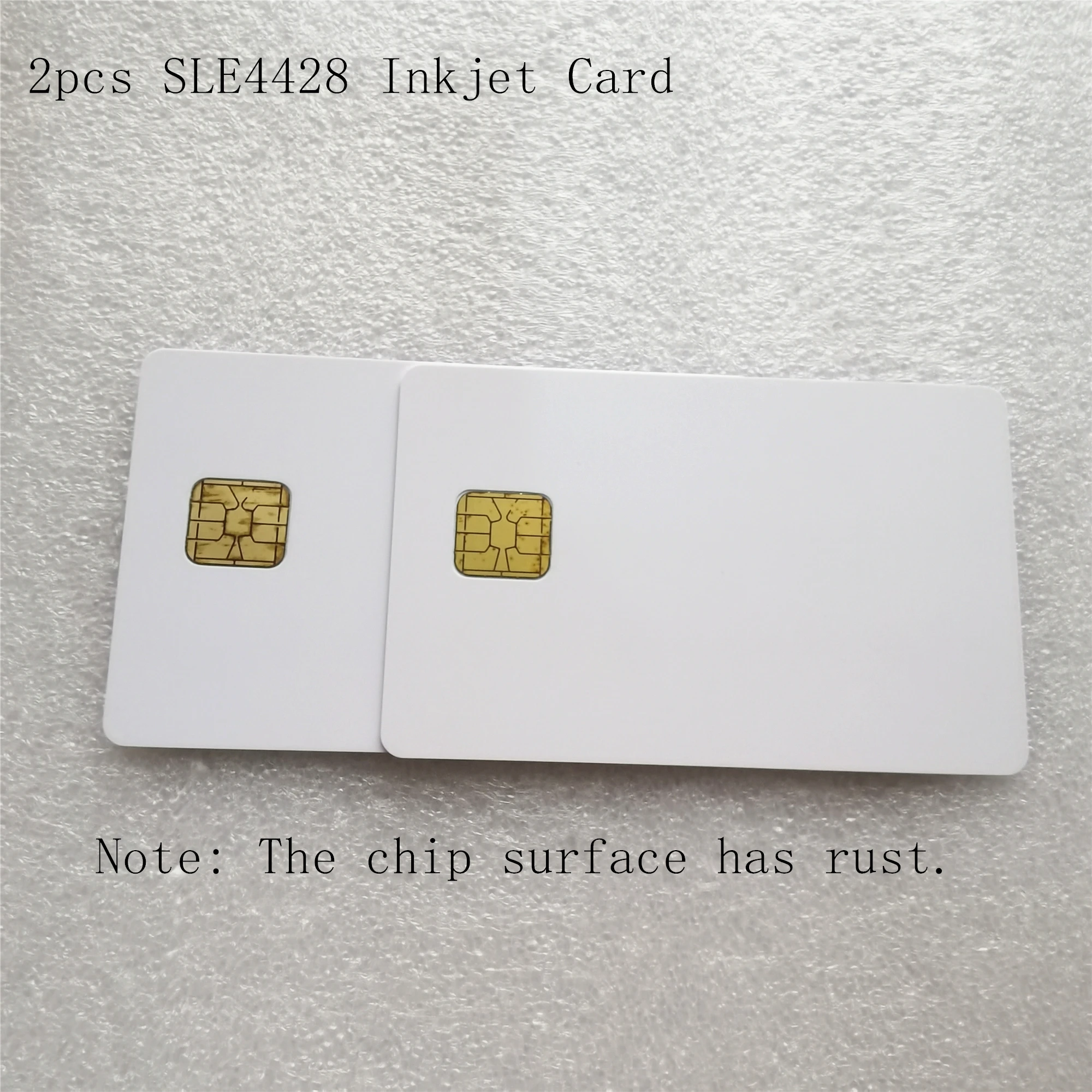 2pcs 4428 Chip Surface Has Rust Contact White SLE4428 Big Chip Inkjet ...