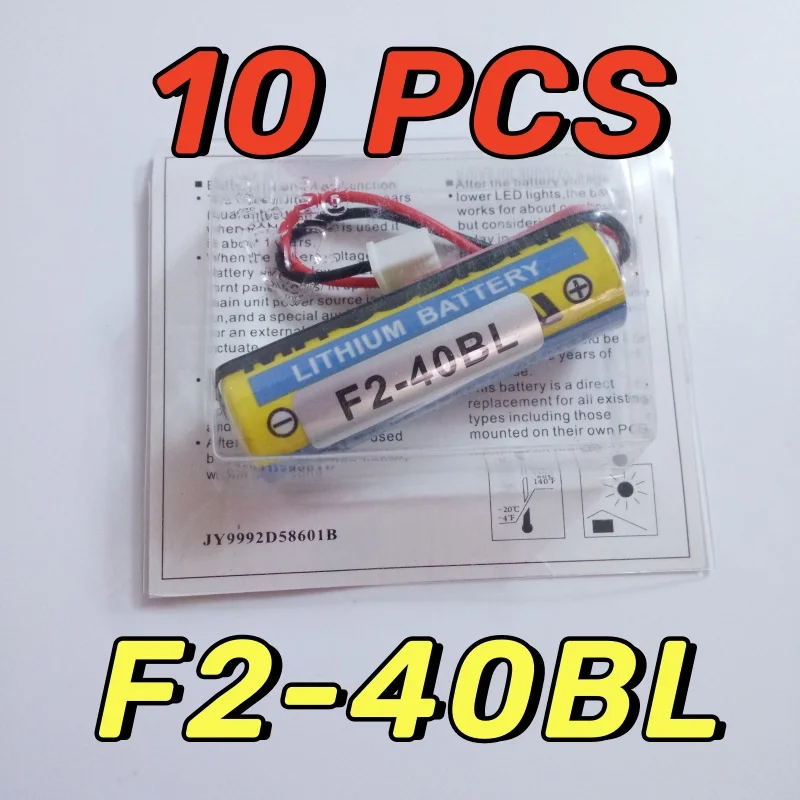 10PCS New Original F2-40BL AA 3V PLC Lithium Battery With Plug ...