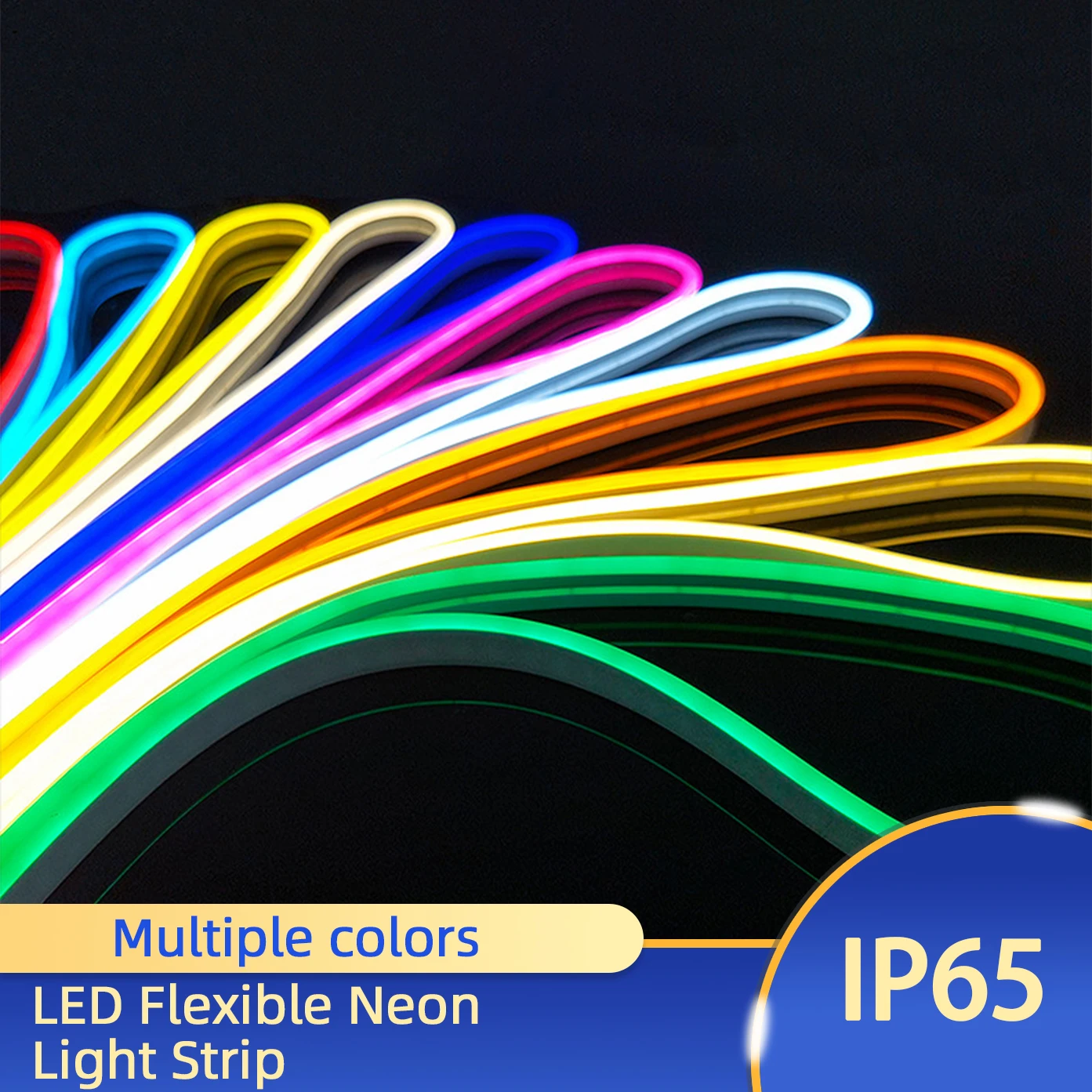 16-4FT-5M-LED-Strip-Lights-LED-Neon-Flex-DC12V-IP65-Waterproof-Silicone ...