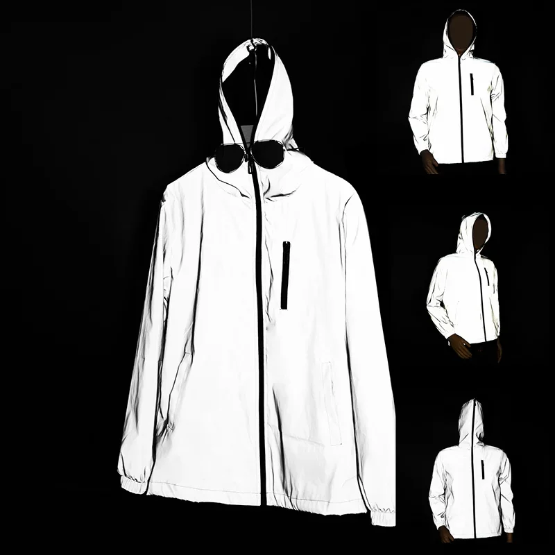 Men's Reflective Jacket Performance costumes Fashion Windproof ...