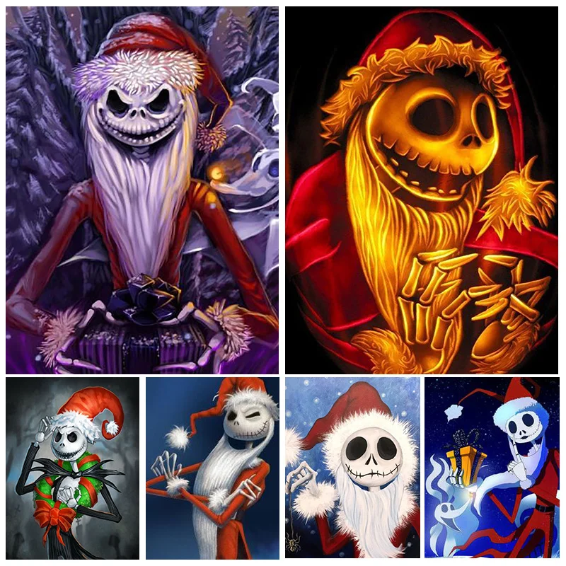 The-Nightmare-Before-Christmas-Diamond-Painting-Disney-5D-Full-Round ...