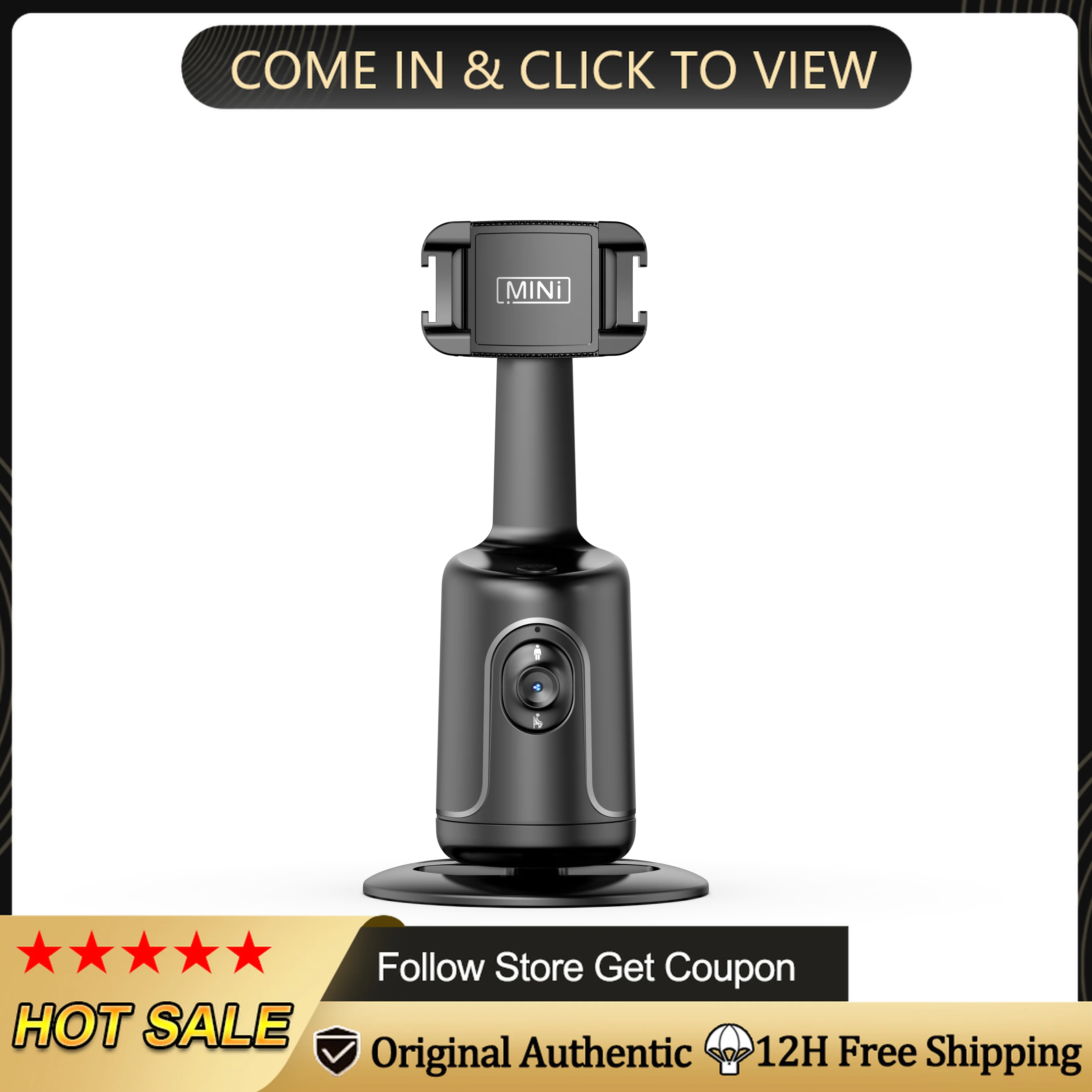 P01-Pro-Tracking-Shooting-Gimbal-AI-Camera-Recognition-Body-Face-Track ...