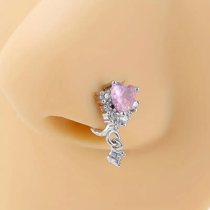 1-Pcs-Elegant-Love-Pinnacle-Ring-Set-with-Pink-Zircon-Fine-Jewelry-Fake ...