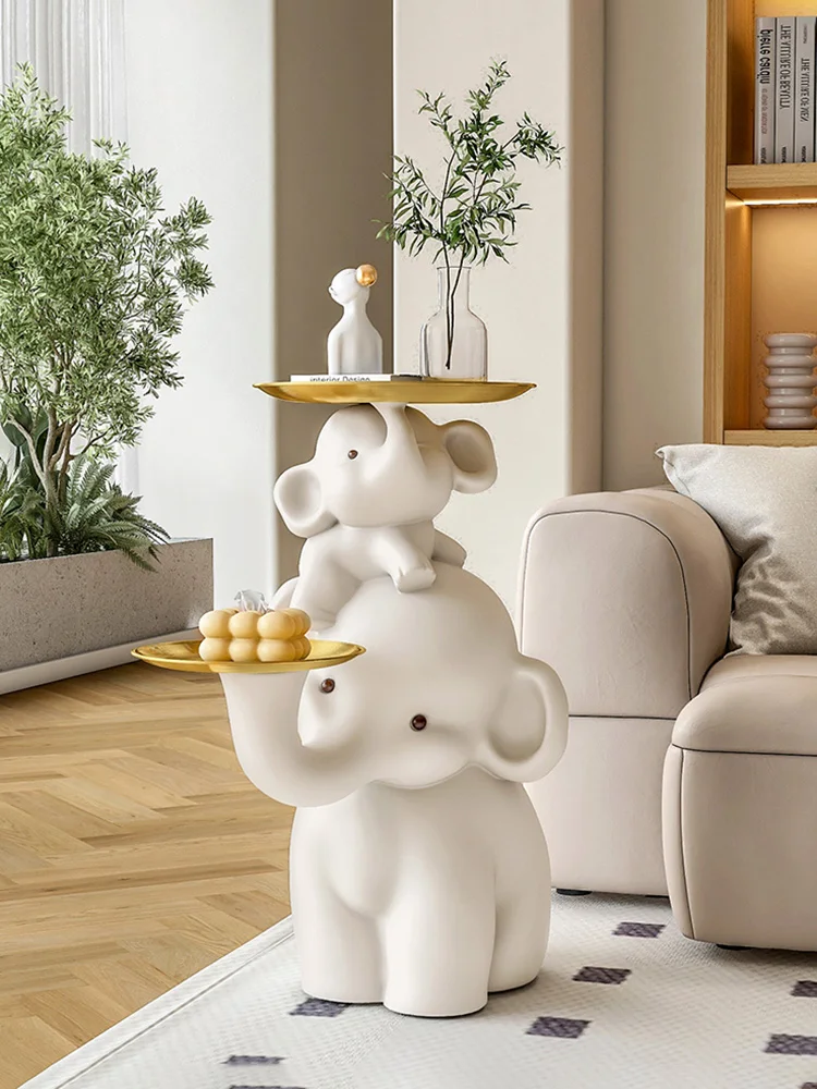 Home-Decorations-Cute-Elephant-Sculptures-Figurines-Room-Decor-Large ...