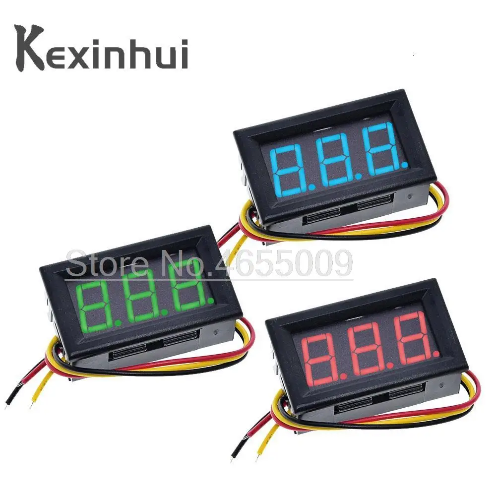 Mini-Digital-Voltmeter-DC-4-5V-to-30V-Digital-Voltmeter-Voltage-Panel ...
