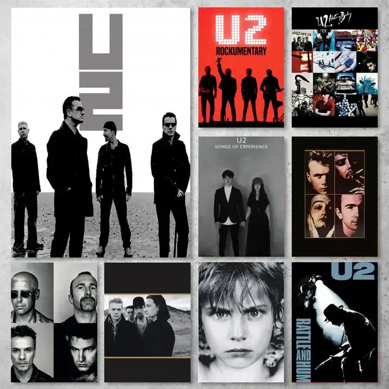 U2 Band POSTER Posters Prints Wall Pictures Living Room Home Decoration ...