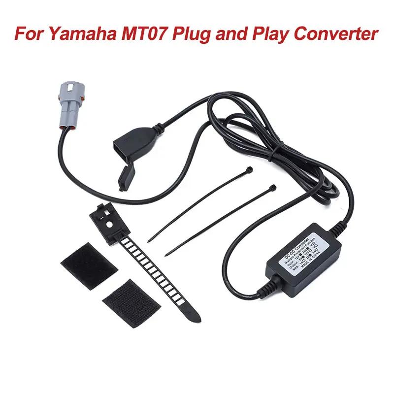 Motorcycle USB Charger DC 2A Output 5V Input 12V/24V Converter Tracer ...