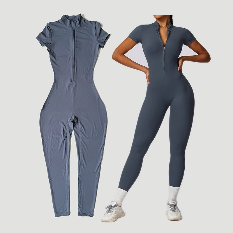 Scrunch Gym Sets Jumpsuit Women's Fitness Suit Sports Overalls For ...