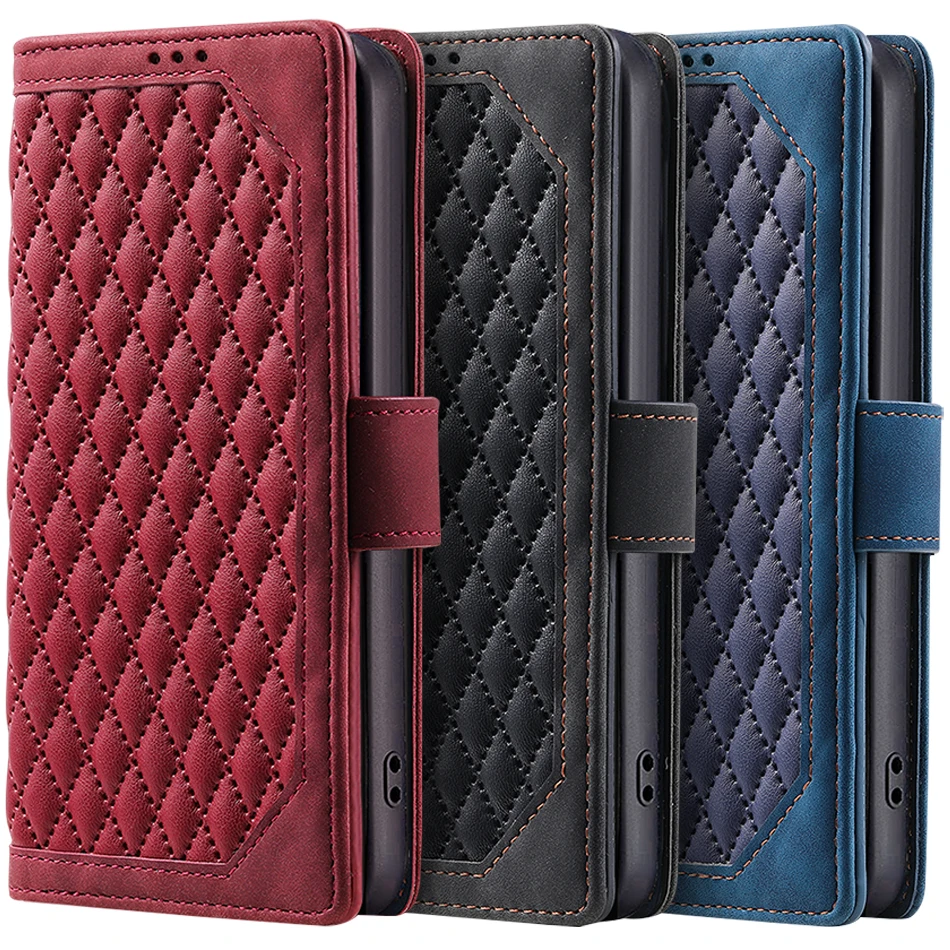 Для Samsung Galaxy Note 10 Plus Чехол-книжка из кожи с магнитной ...