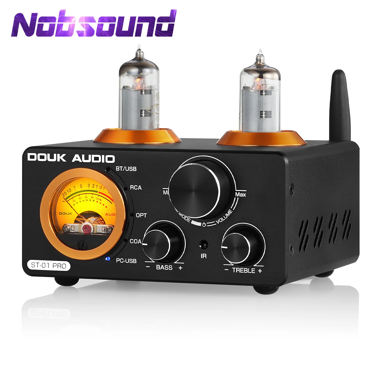 Nobsound Hifi Bluetooth 5.0 Vacuum Tube Amplifier Usb Dac Stereo ...