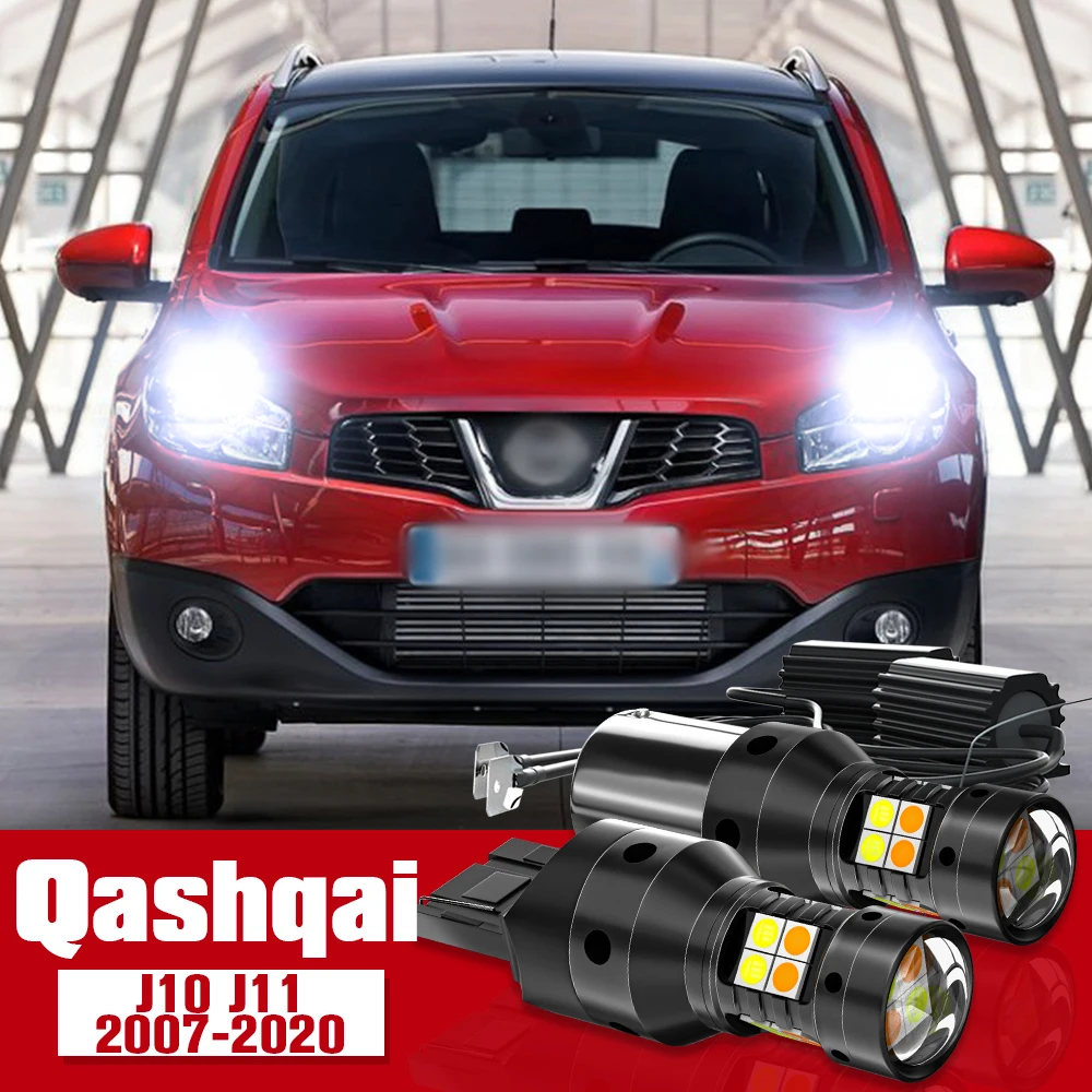 2pcs Dual Mode Turn Signal+Daytime Running Light Accessories LED DRL ...
