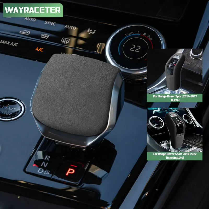 Made of Alcantara Gear Shift Knob Cover For Range Rover Sport L494 L461 ...