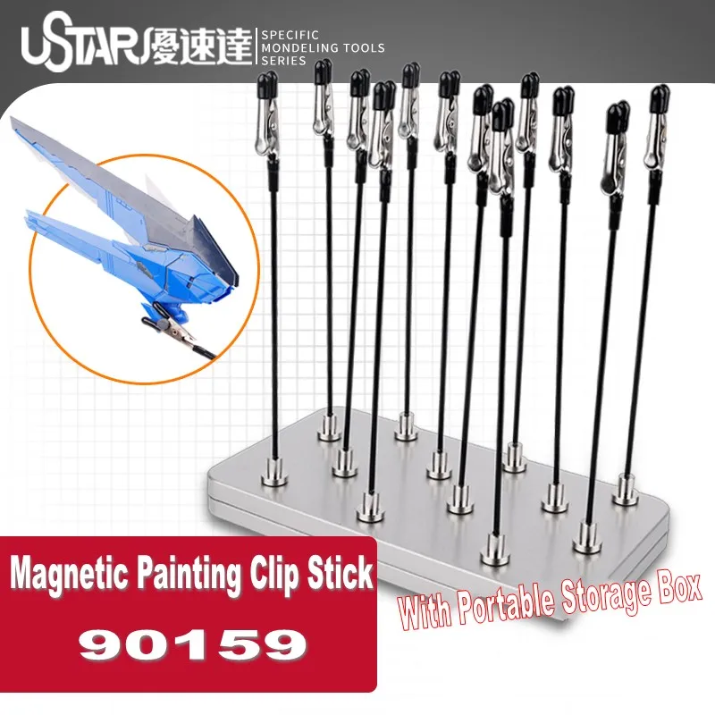 Ustar Model Tool 90159 Steel Magnetic Painting Clip Stick Coloring ...